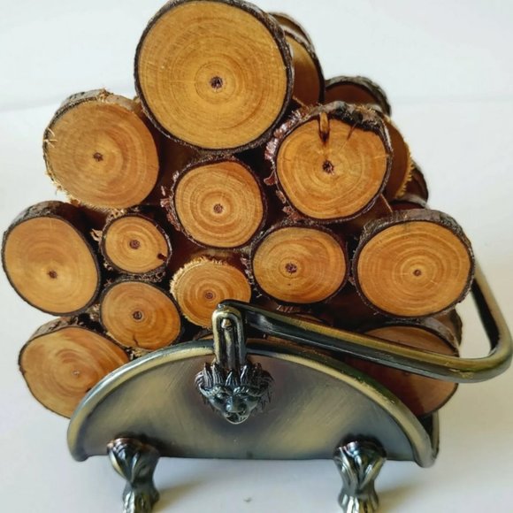Accents | Vintage Log Coasters | Poshmark